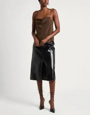 Balmain Top Chocolate Size Silk