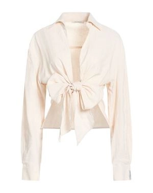 HINNOMINATE Shirt Size Linen, Viscose - Beige