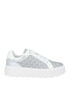 Michael Kors Sneakers Size Pvc Polyvinyl Chloride, Polyurethane - Silver