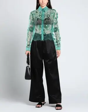 Alberta Ferretti Shirt Turquoise Size Polyester