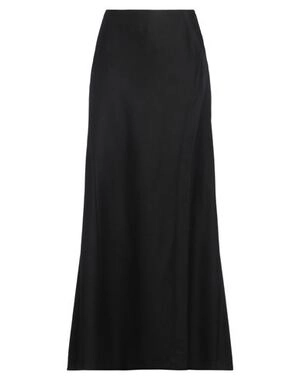 Alberta Ferretti Maxi Skirt Size Virgin Wool, Elastane - Black