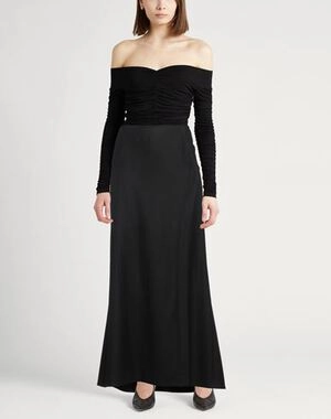 Alberta Ferretti Maxi Skirt Size Virgin Wool, Elastane