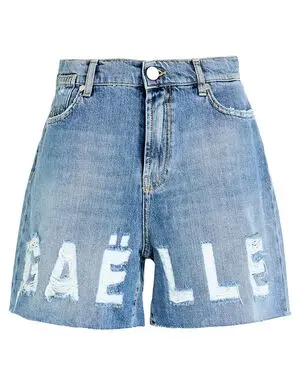 GAELLE PARIS Denim Shorts Size Cotton
