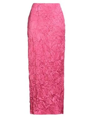 GAELLE PARIS Maxi Skirt Size Polyester - Fuchsia