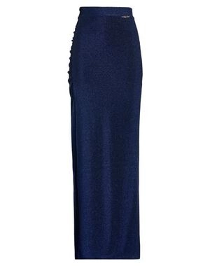 GAELLE PARIS Maxi Skirt Size Polyamide, Polyester, Elastane - Blue