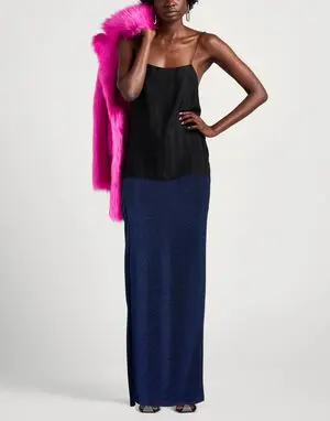 GAELLE PARIS Maxi Skirt Size Polyamide, Polyester, Elastane