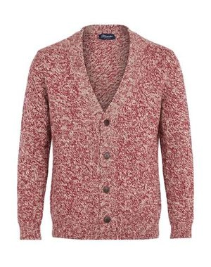 DRUMOHR Cardigan Brick Size Cotton - Red