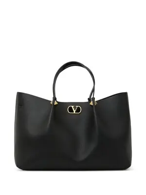 Valentino Garavani Vlogo Signature Large Leather Tote