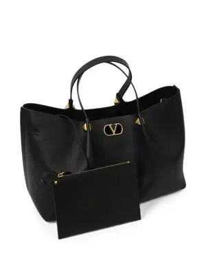 Valentino Garavani Vlogo Signature Large Leather Tote