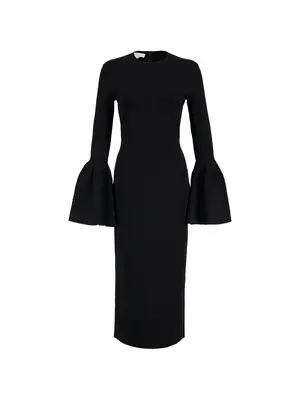 Stella McCartney Bell Sleeve Midi Dress