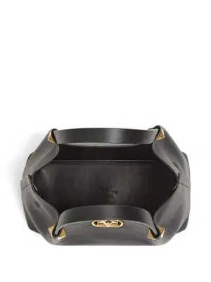 Valentino Garavani Vlogo Signature Small Leather Tote