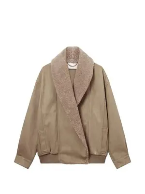 Stella McCartney Faux Leather Jacket - Beige