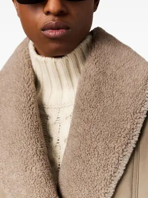 Stella McCartney Faux Leather Jacket - Beige