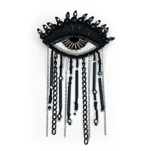 VETKA Statement Eye Brooch- Sorcerer's Sight - Black