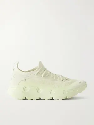 On Post Archive Faction Cloudsoma Trail Mesh Sneakers - Yellow