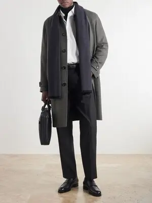 Zegna Wool Scarf - Black