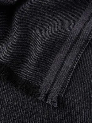 Zegna Wool Scarf - Black