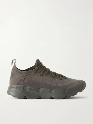 On Paf Cloudsoma Rubber-trimmed Stretch-knit Sneakers