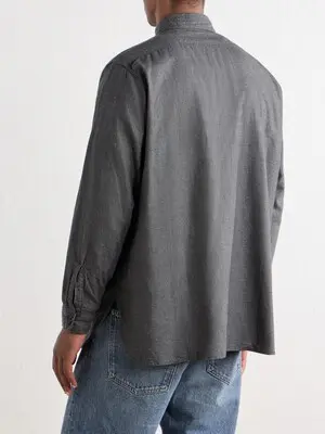 ORSLOW Checked Cotton And Tencel™ Lyocell-blend Flannel Shirt