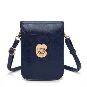 MKF COLLECTION BY MIA K. Havana Ii Phone Crossbody Bag Navy - Blue