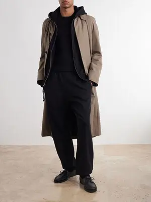 NILI LOTAN Enli Tapered Cotton-jersey Sweatpants