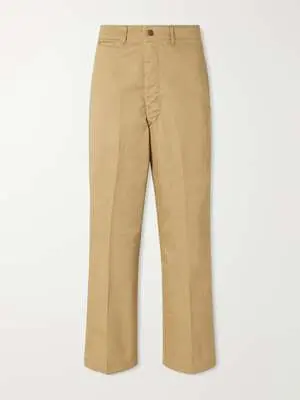 ORSLOW Straight-leg Cotton-twill Trousers
