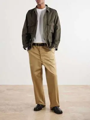 ORSLOW Straight-leg Cotton-twill Trousers