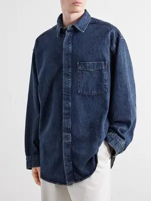 AGOLDE Boyle Denim Shirt - Blue