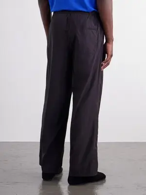 Literary Sport Nelson Straight-leg Shell Drawstring Trousers
