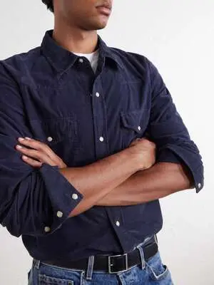 NILI LOTAN Travis Cotton-corduroy Shirt