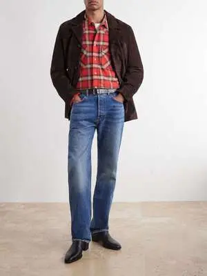 NILI LOTAN Travis Checked Cotton-flannel Shirt