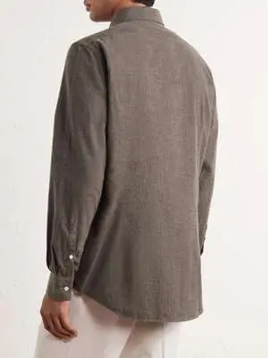 Massimo Alba Genova Cotton-flannel Shirt