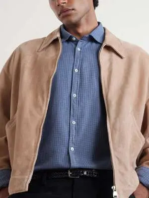 Massimo Alba Canary Checked Cotton-flannel Shirt