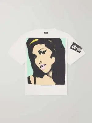 SAINT MXXXXXX Amy Printed Cotton-jersey T-shirt