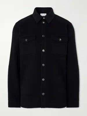 Gabriela Hearst Lucas Cashmere Overshirt - Black