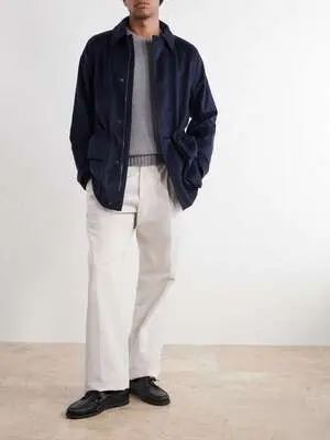 SAMAN AMEL Brushed Cashmere Coat