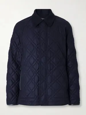 Gabriela Hearst Clarence Wool And Cashmere-blend Jacket - Blue