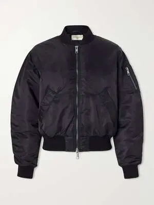 Officine Générale Javier Padded Shell Bomber Jacket - Black