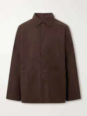 CASEY CASEY Hugo Waxed Cotton Jacket - Brown