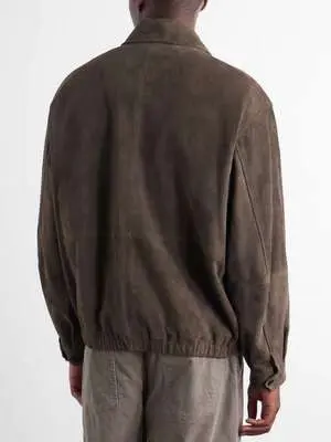 SSSTEIN Panelled Suede Blouson Jacket