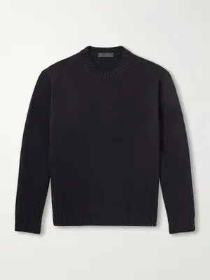 SAMAN AMEL Cashmere Sweater - Black