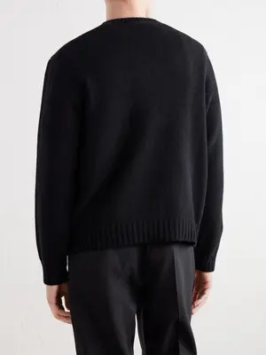 SAMAN AMEL Cashmere Sweater - Black
