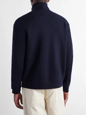 Nn07 6398 Merino Wool-felt Jacket - Blue
