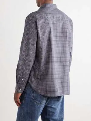 Officine Générale Giacomo Checked Cotton Shirt
