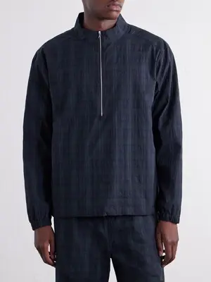 Literary Sport Anton Checked Seersucker Jacket