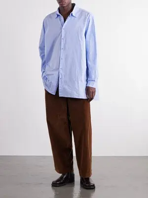 CASEY CASEY Ilka Cotton Shirt - Blue