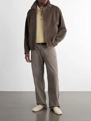 SSSTEIN Straight-leg Cotton-corduroy Trousers
