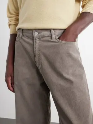 SSSTEIN Straight-leg Cotton-corduroy Trousers