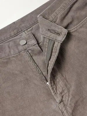 SSSTEIN Straight-leg Cotton-corduroy Trousers