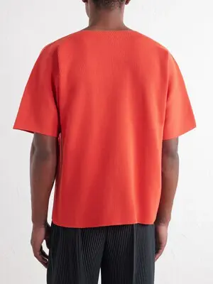 Issey Miyake Pleated Knitted T-shirt